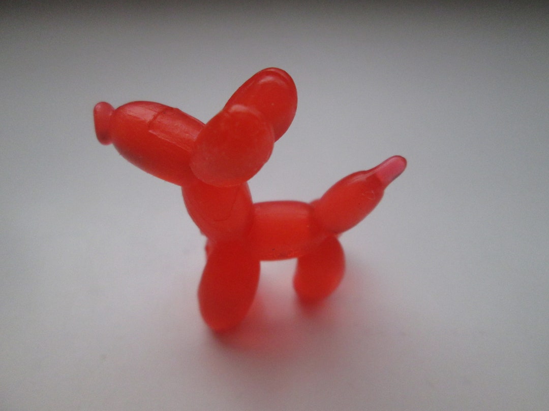 Red Balloon Animal Dog Pencil Eraser Functional Art - Etsy