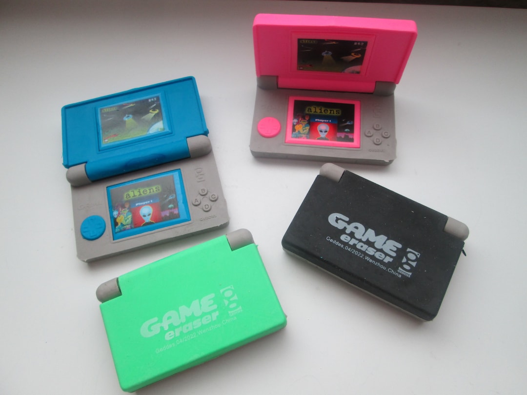 Novelty Video Game Eraser - Etsy