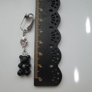 Black Gummy Bear Clip on Belly Ring Fake Navel Piercing Clip on Jewelry ...