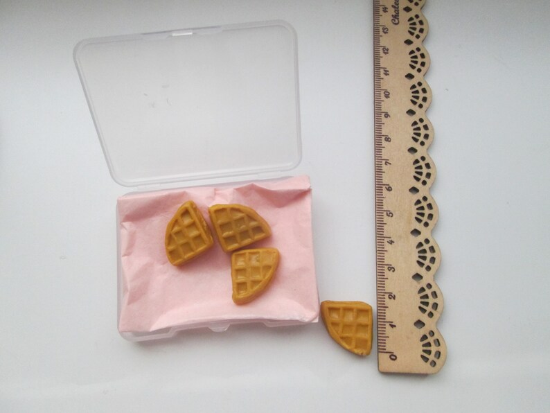 Set of 4 Breakfast Waffle Fake Food Novelty Pencil Erasers in - Etsy