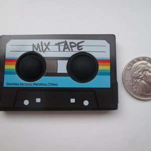 Retro Style Mix Tape Cassette Pencil Eraser With Pop Bubble Fidget Stim ...