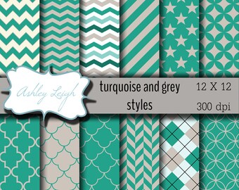 Christmas Digital Paper Pack 12 Sheets 300 dpi 12 x 12 Hi | Etsy