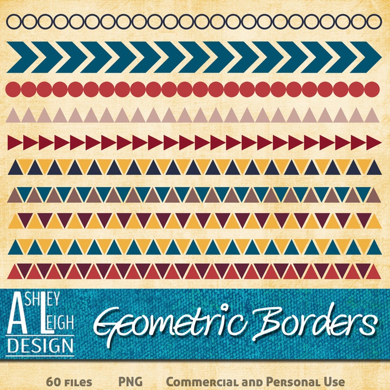 Chevron Borders - Etsy