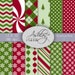 Christmas Digital Paper Pack 12 Sheets 300 Dpi 12 X 12 Hi Res JPG ...