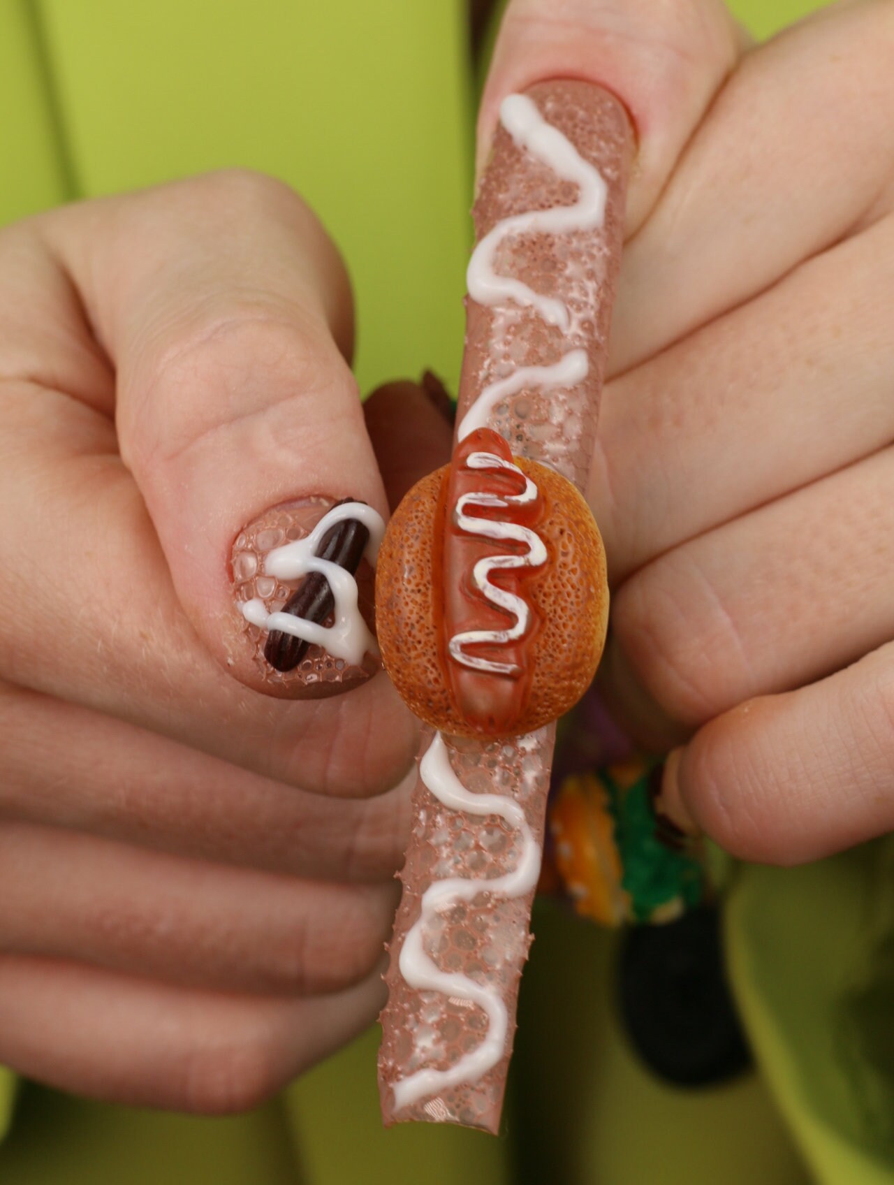 Xxxxl Square Press on Nails. 3d Nails. Extra Long Nails for Photo ...