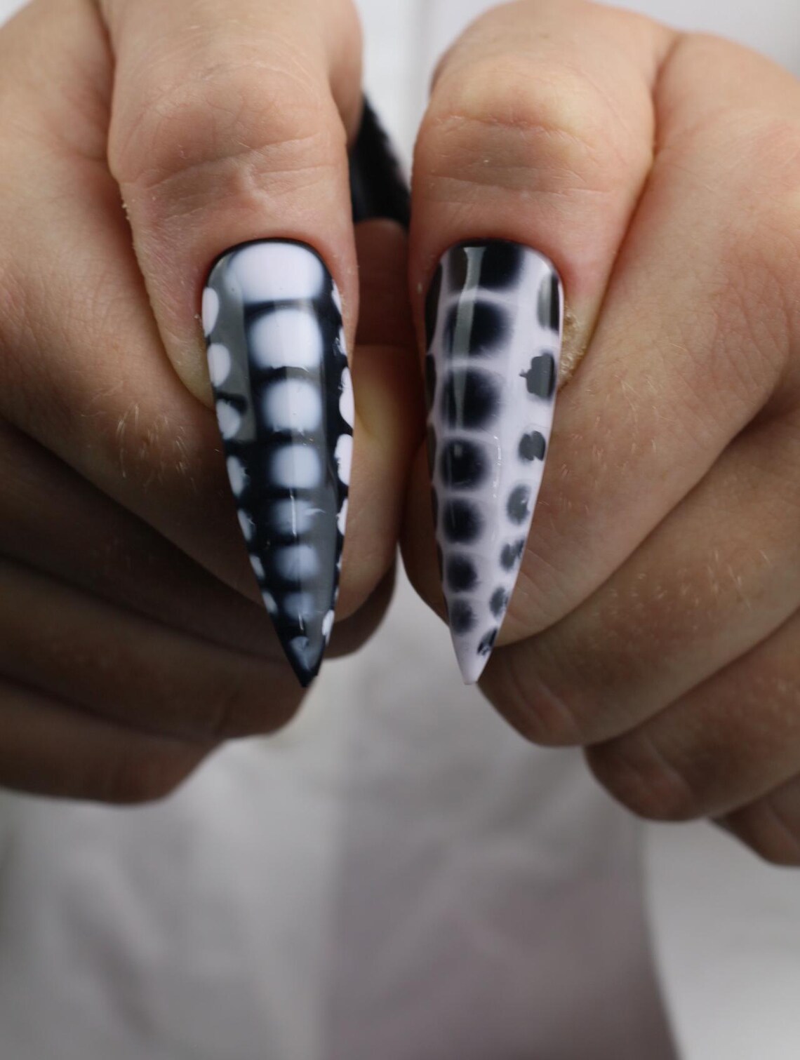 Snake Print Press on Nails. Snake Press Ons. Syiletto Press on Nails ...