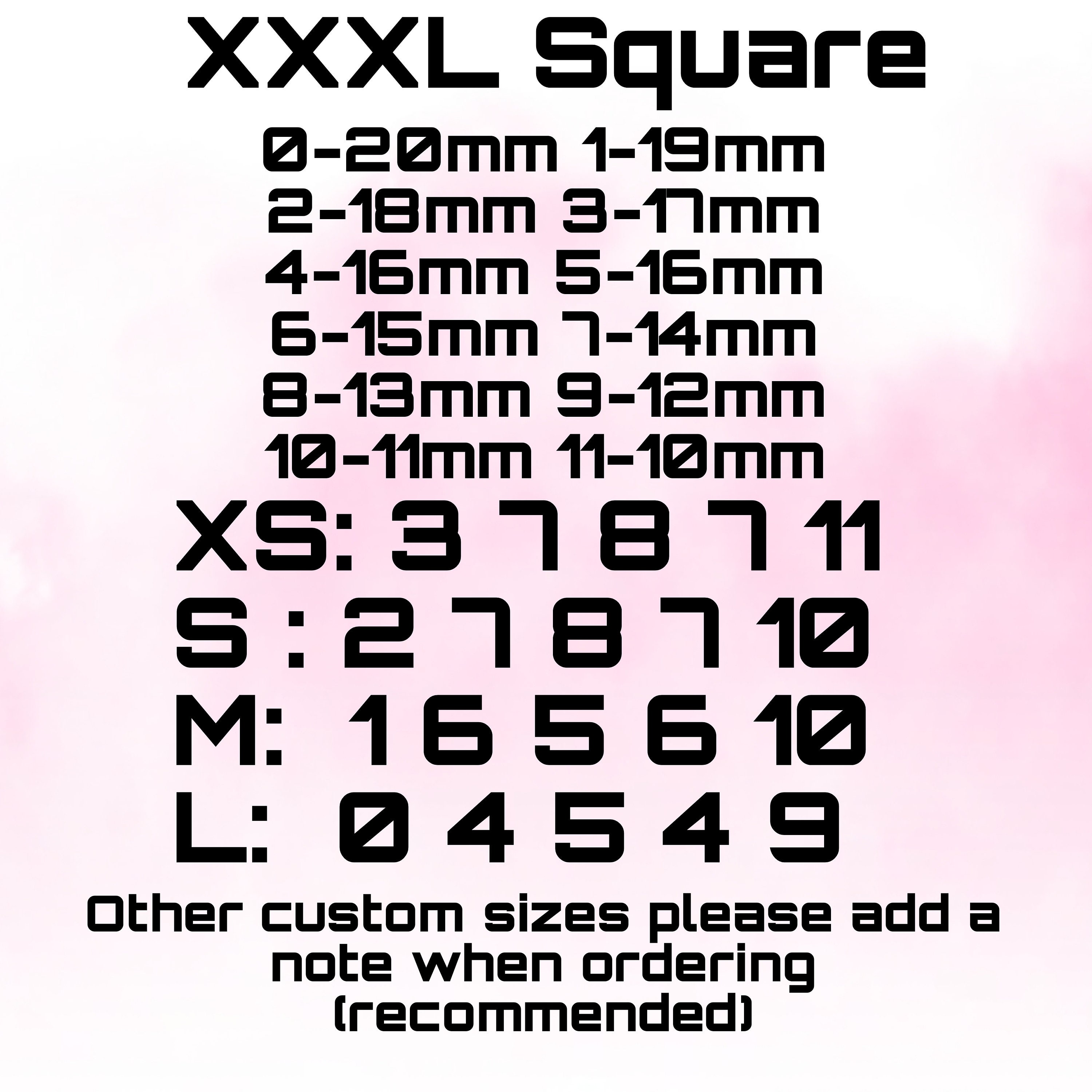 Xxxxl Square Press on Nails. 3d Nails. Extra Long Nails for Photo ...