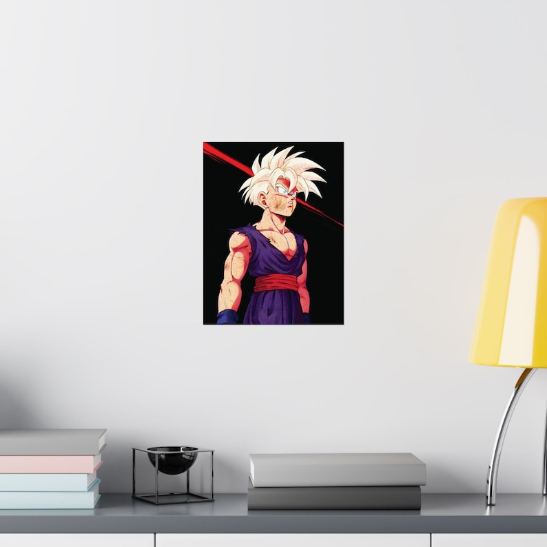 Gohan SSJ2 Unleashed Matte Poster, Perfect Decor for Gamer Rooms, Wall ...