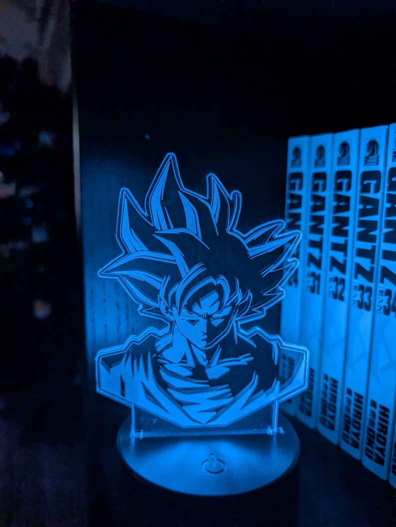 DBZ Dragon Ball Z Goku Led Night Stand Night Lamp 15 Color LED Table ...