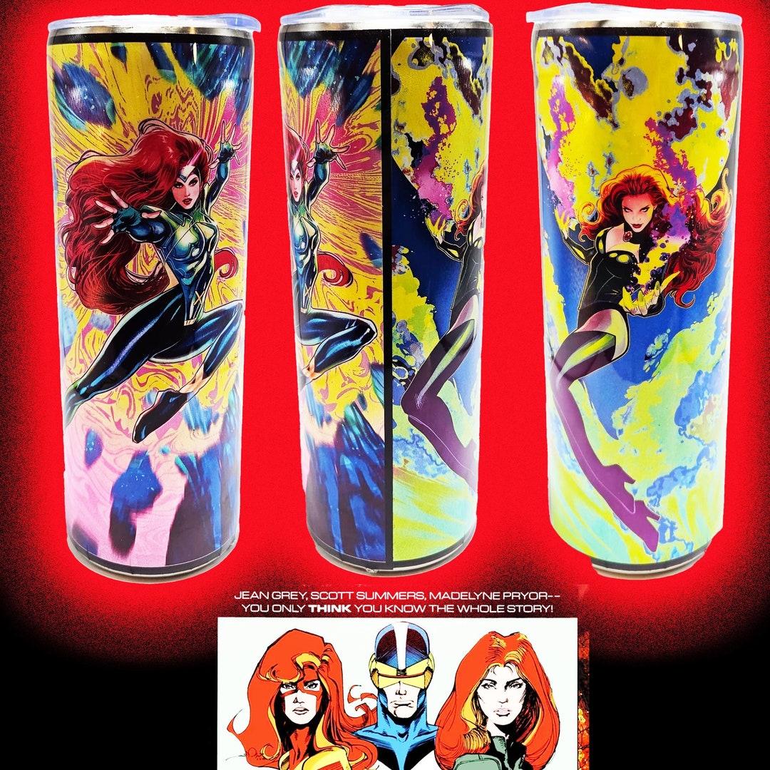 XMEN Jean Grey Madeline Pryor Inferno Tumbler - Etsy