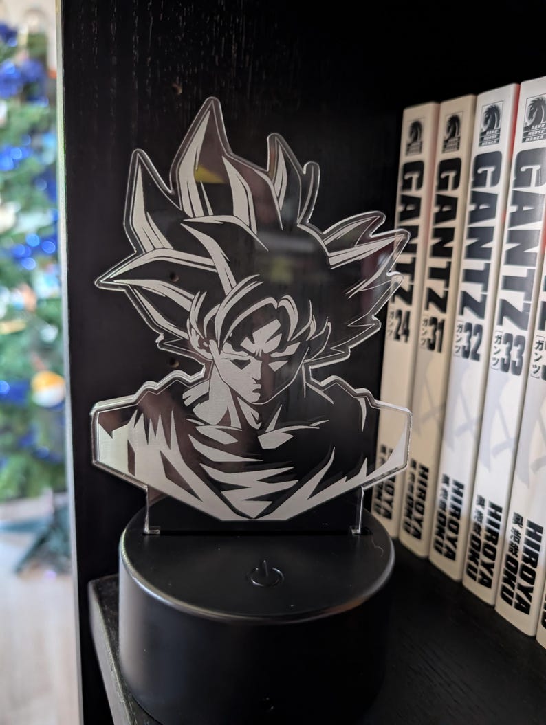 DBZ Dragon Ball Z Goku Led Night Stand Night Lamp 15 Color LED Table ...
