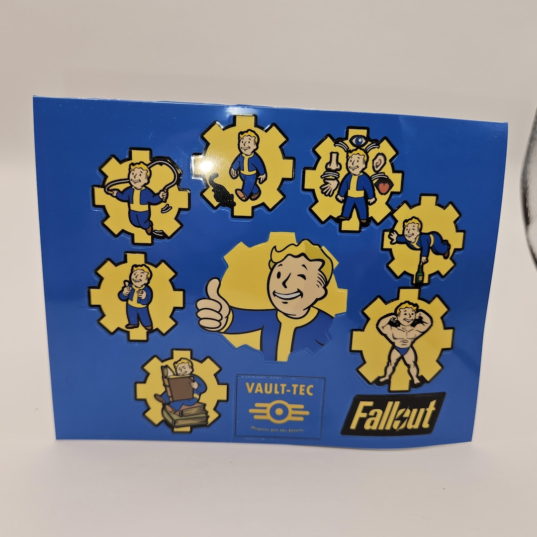 Fallout Sticker Sheet SPECIAL Traits Pipboy - Etsy