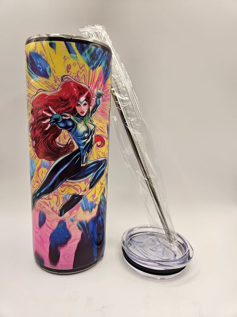 XMEN Jean Grey Madeline Pryor Inferno Tumbler - Etsy