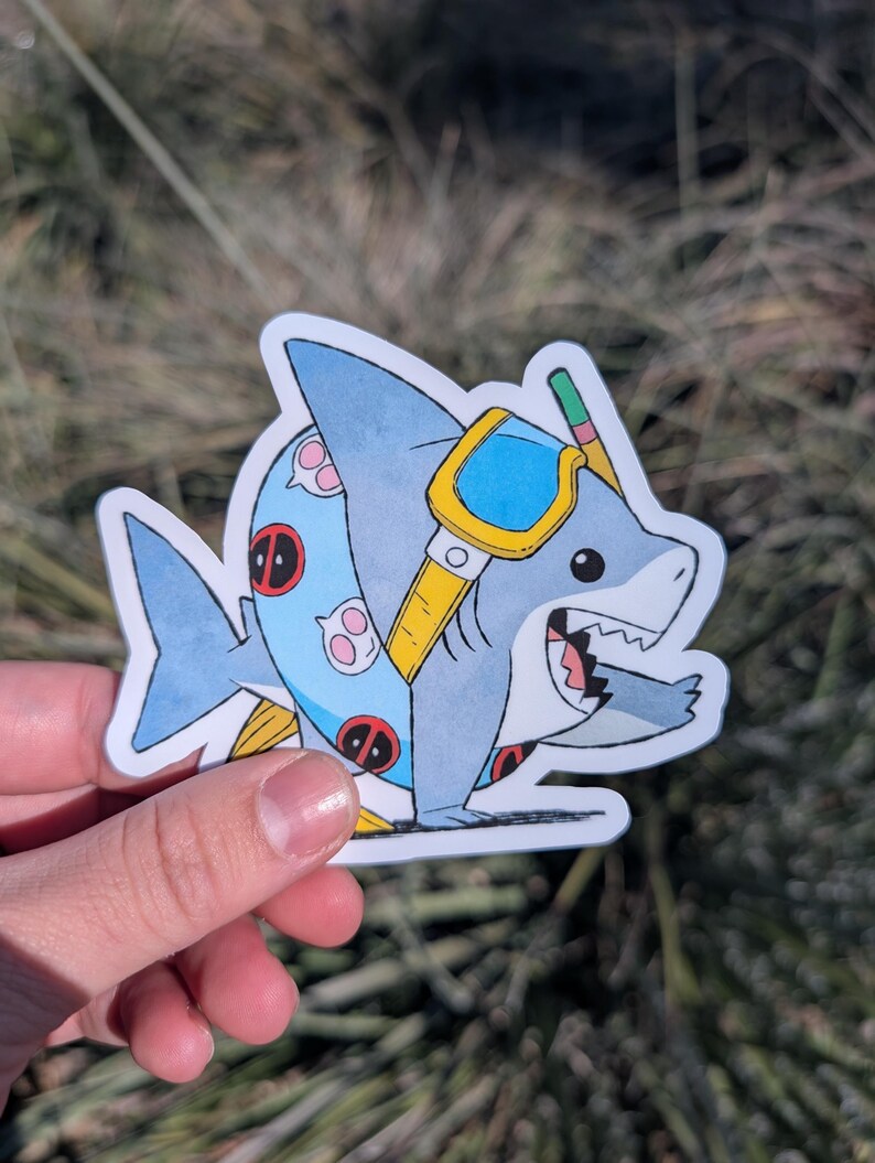 Jeff the Landshark Stickers Rivals Comic Infinity Comic Deadpool ...
