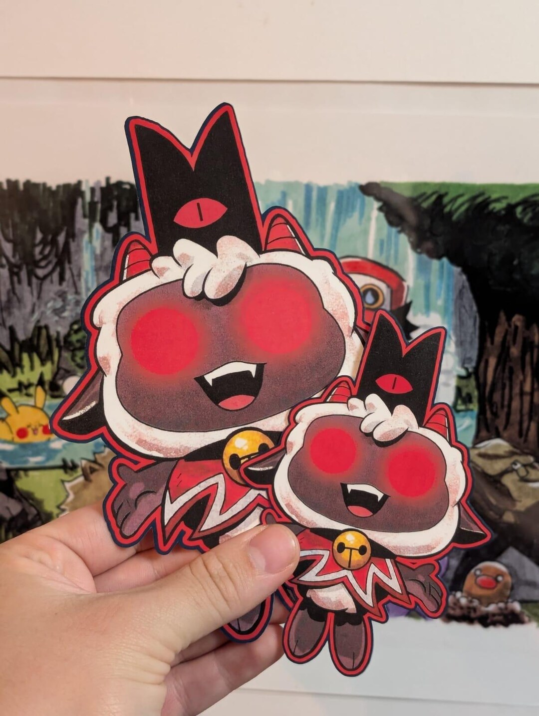 Cult of the Lamb Lambert Waterproof Sticker Tumbler Sticker Car Sticker ...