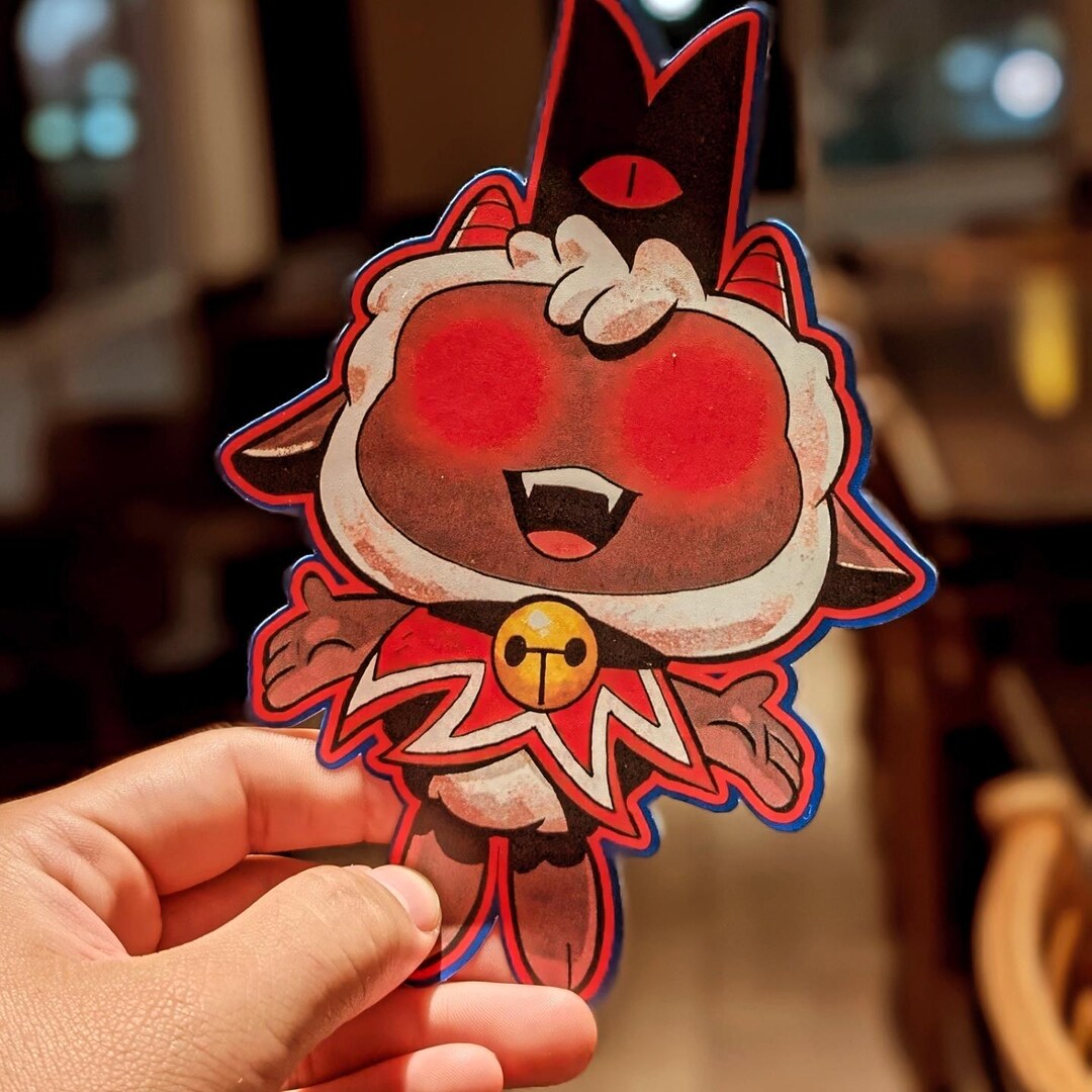 Cult of the Lamb Lambert Waterproof Sticker Tumbler Sticker Car Sticker ...