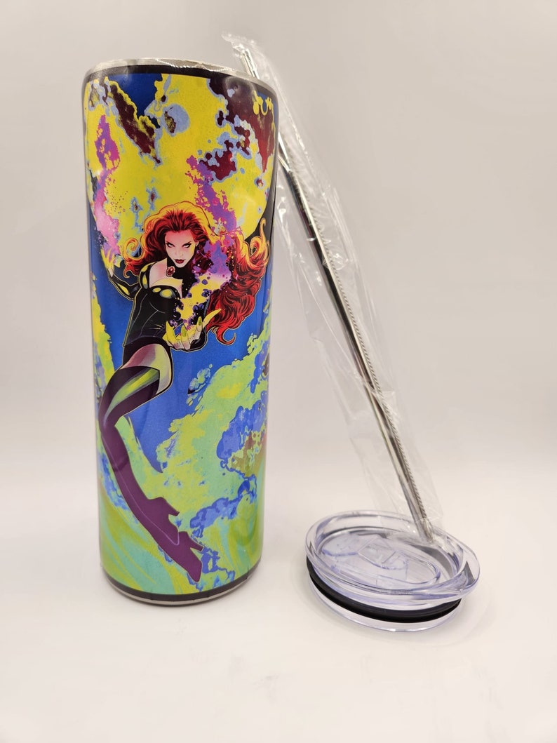 XMEN Jean Grey Madeline Pryor Inferno Tumbler - Etsy