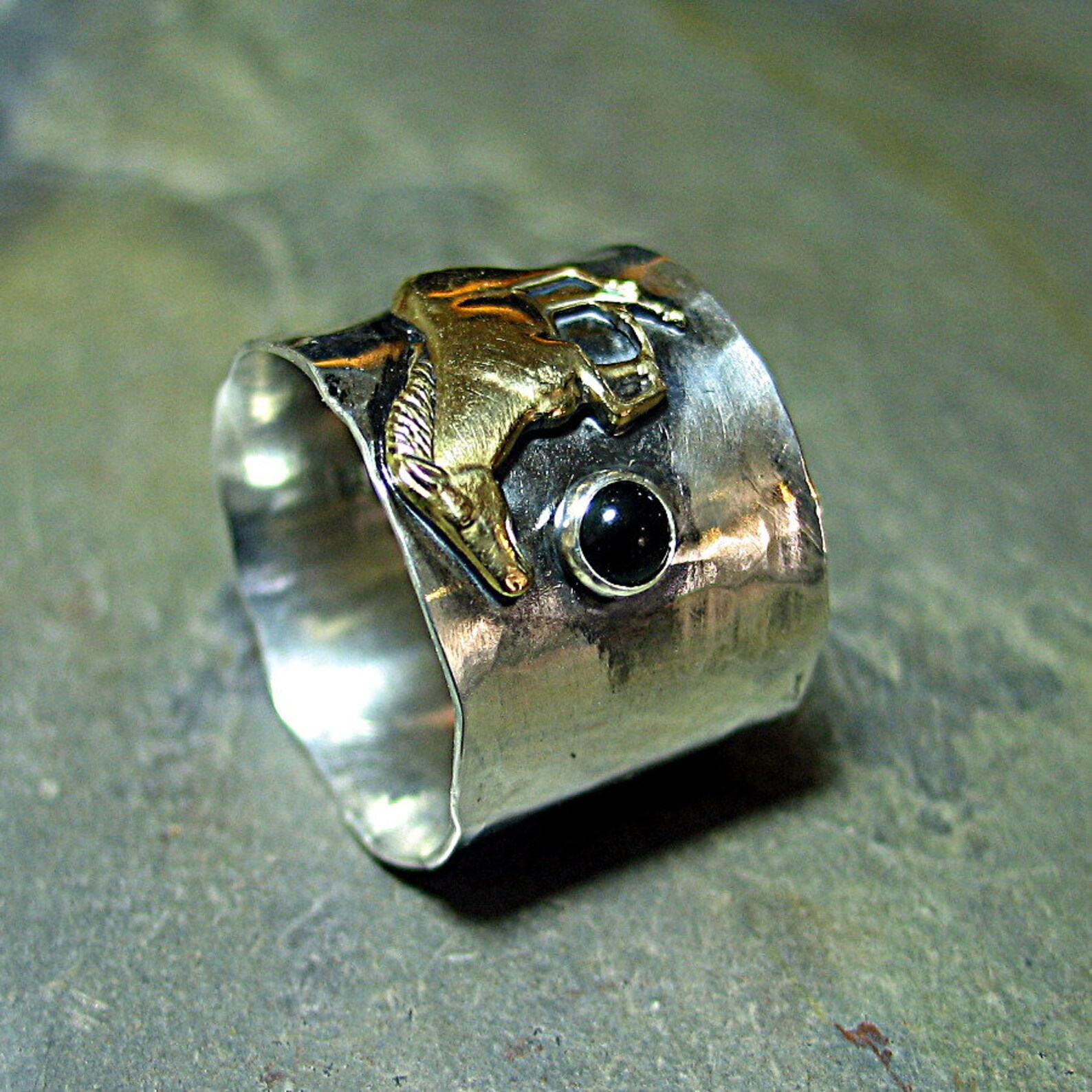Horse Ring Men's Ring Unisex Ring Mustang Ring Cowboy - Etsy