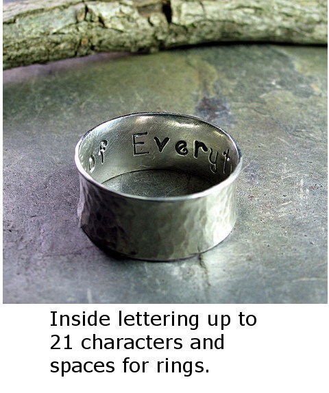 Bee Ring Bumblebee Honeybee Insect Sterling Silver Wide Band - Etsy