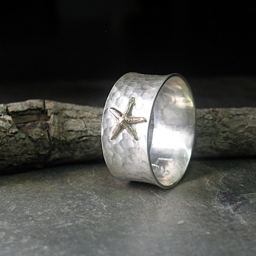 Starfish Ring, Summer Jewelry, Beach, Sealife, Ocean, Sterling Silver ...