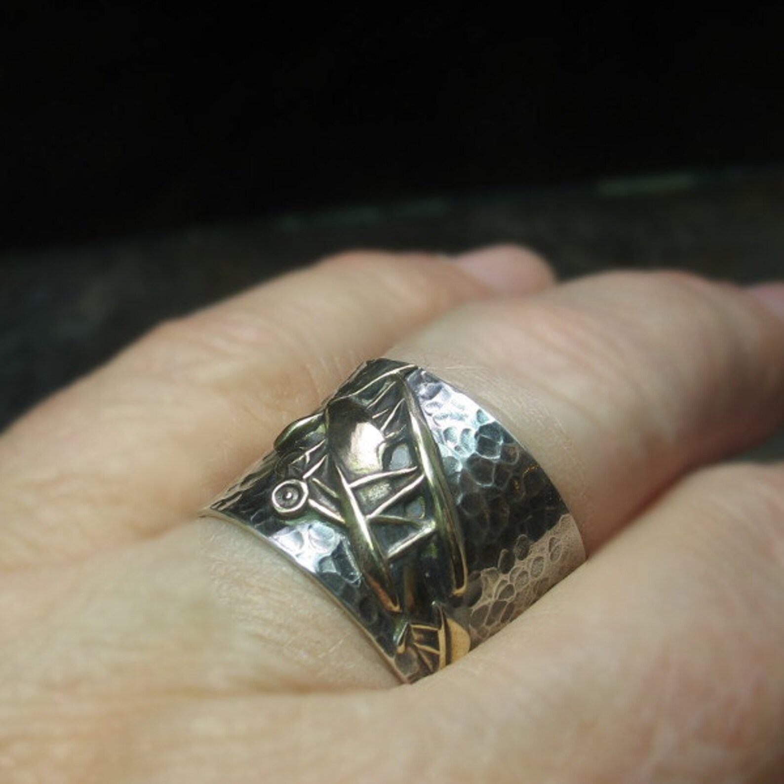 Aviation Ring Pilot Ring Airplane Biplane Sterling Silver | Etsy