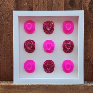 3D Pink Cowboy Hat Shadow Box - Etsy