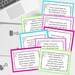 Reading Comprehension Task Cards for Class Novels, Book Clubs, or ...