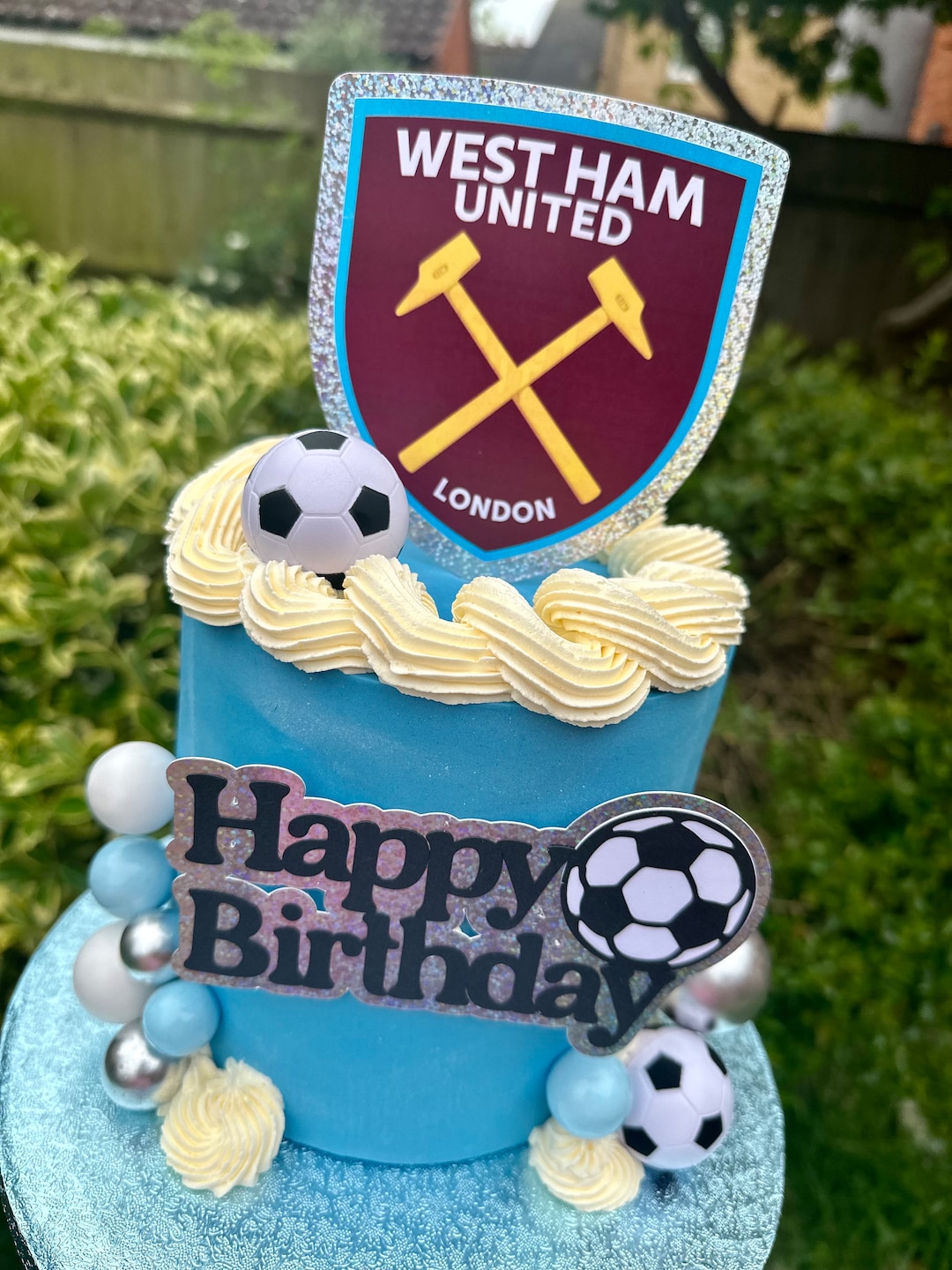 Any Team Football Cake Topper Set - Etsy UK