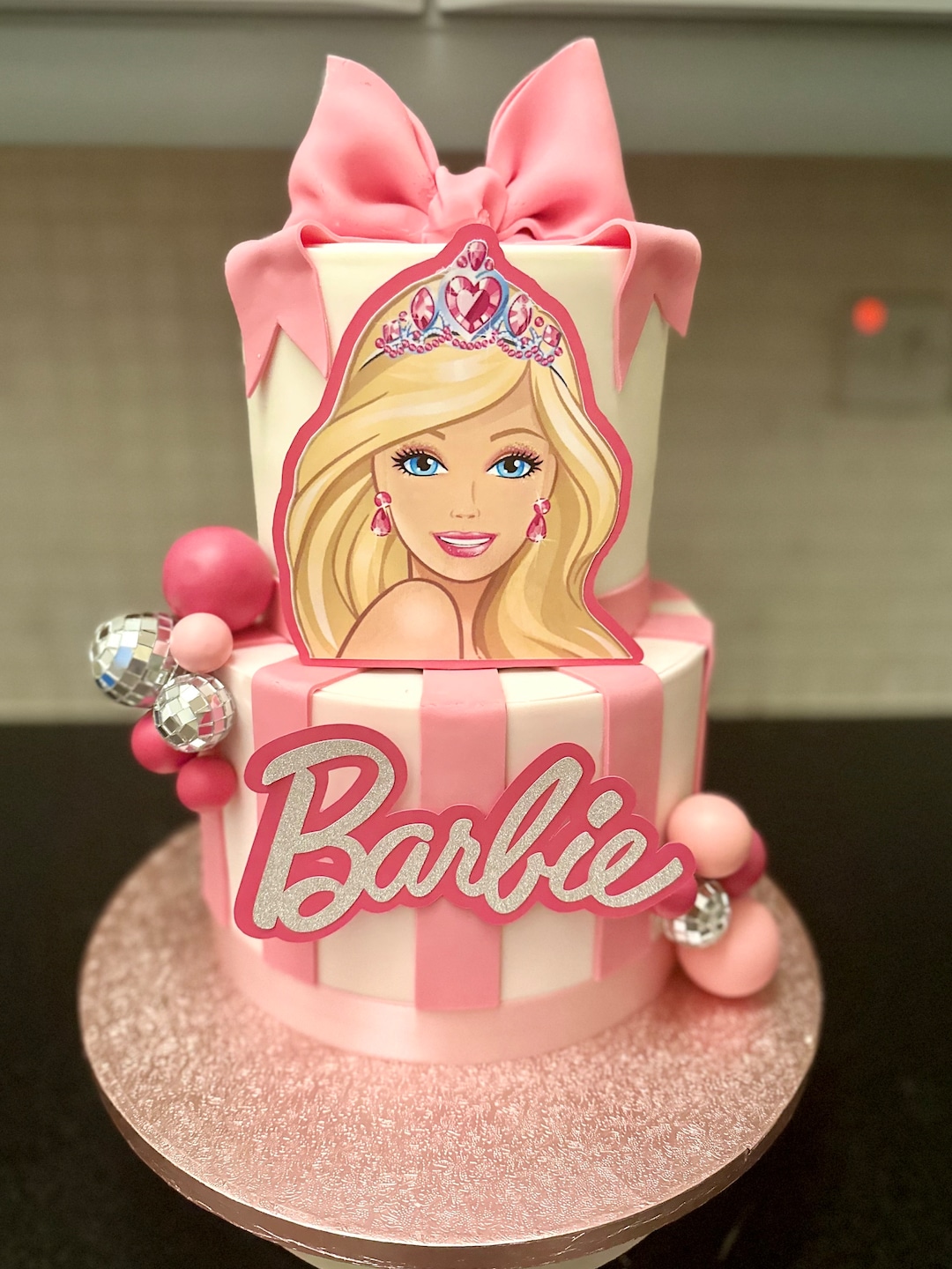 Pink Pretty Doll Cake Topper Set - Etsy UK