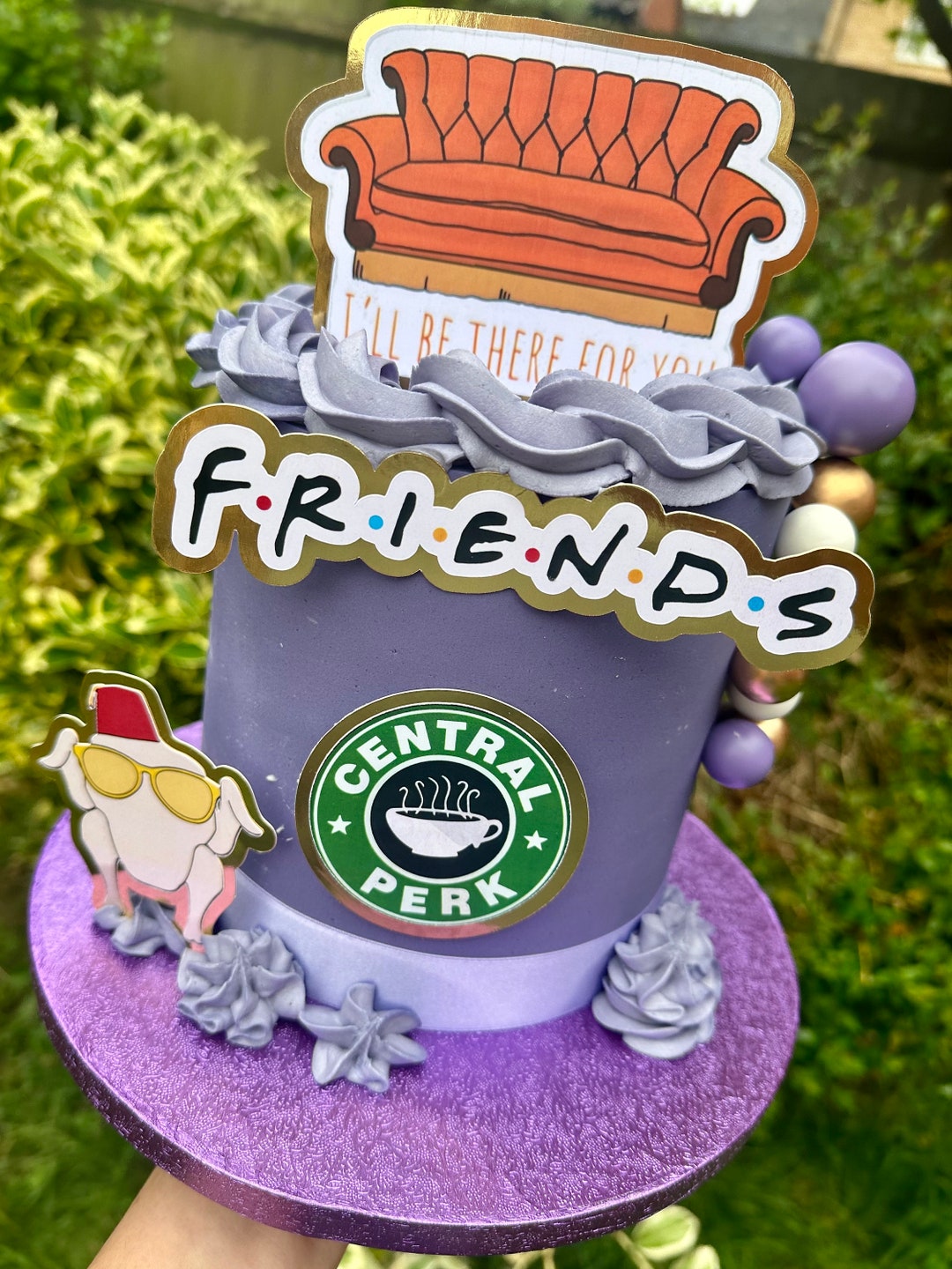 Friends Tv Show Cake Topper Set - Etsy
