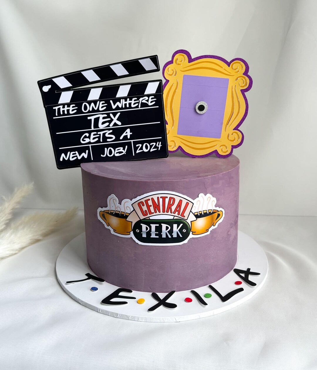 Personalised Friends Theme Cake Topper Set - Etsy