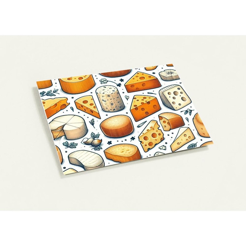 Cheese Birthday Card - Etsy