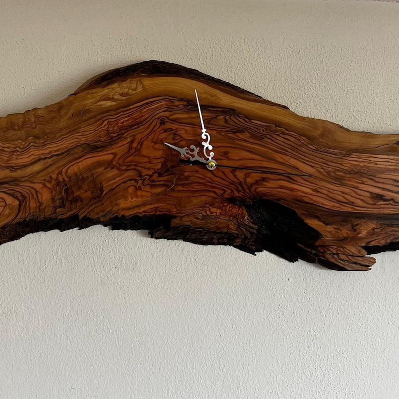 Live Edge Clock - Etsy Canada