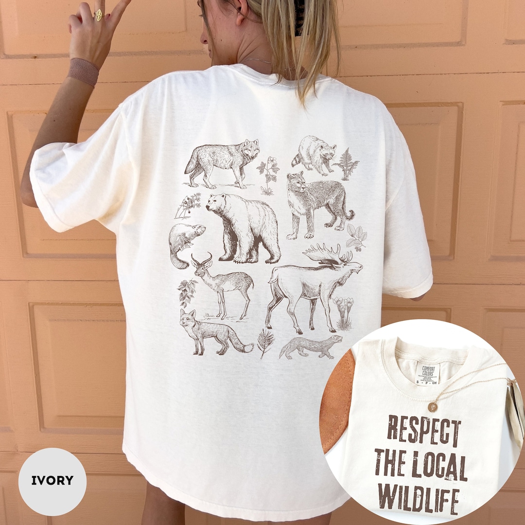 Wild Animals Shirt Comfort Colors® National Parks Shirt Vintage 90s ...