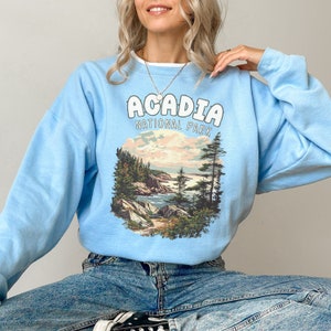 Acadia National Park Sweatshirt for Acadia Vacation Sweater Maine ...