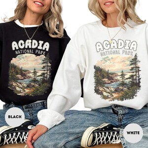 Acadia National Park Sweatshirt for Acadia Vacation Sweater Maine ...