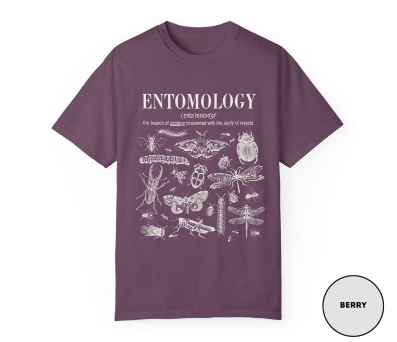 Entomology Shirt Comfort Colors Insect Shirt Gift for Bug Lover Shirt ...