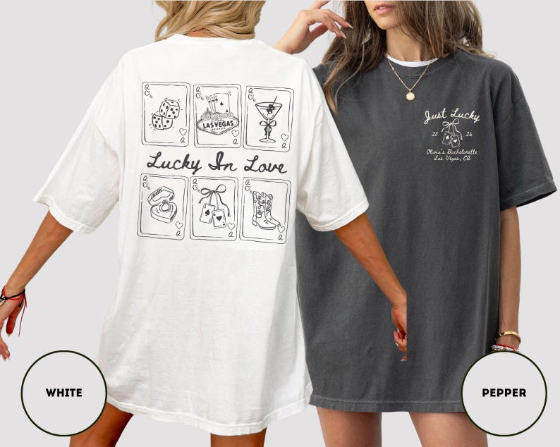 Las Vegas Bachelorette Shirt Comfort Colors, Lucky in Love Bach Tee ...
