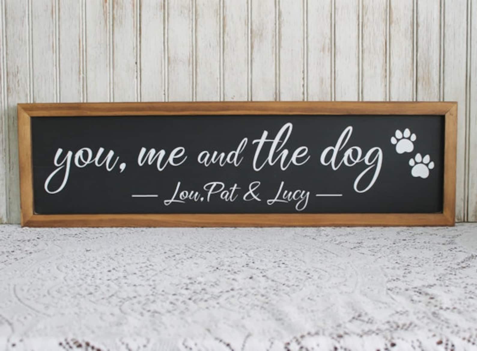 Dog Sign Dog Family You Me and the Dog Sign You Me and the - Etsy