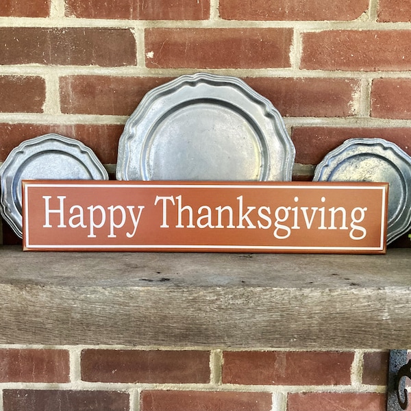 Thanksgiving Signs - Etsy