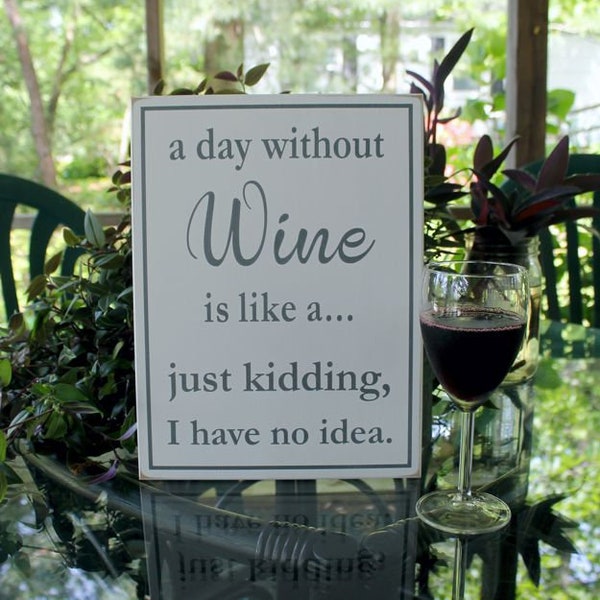 Funny Wine Sign - Etsy