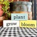 Plant Grow Bloom Mini Shelf Sitter Blocks - Garden Stacking Blocks ...