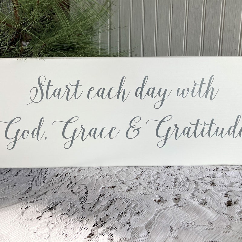 Grace and Gratitude Sign - Etsy