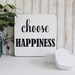 Choose Happiness Sign Family Sign Signs With Sayings Housewarming Gift ...