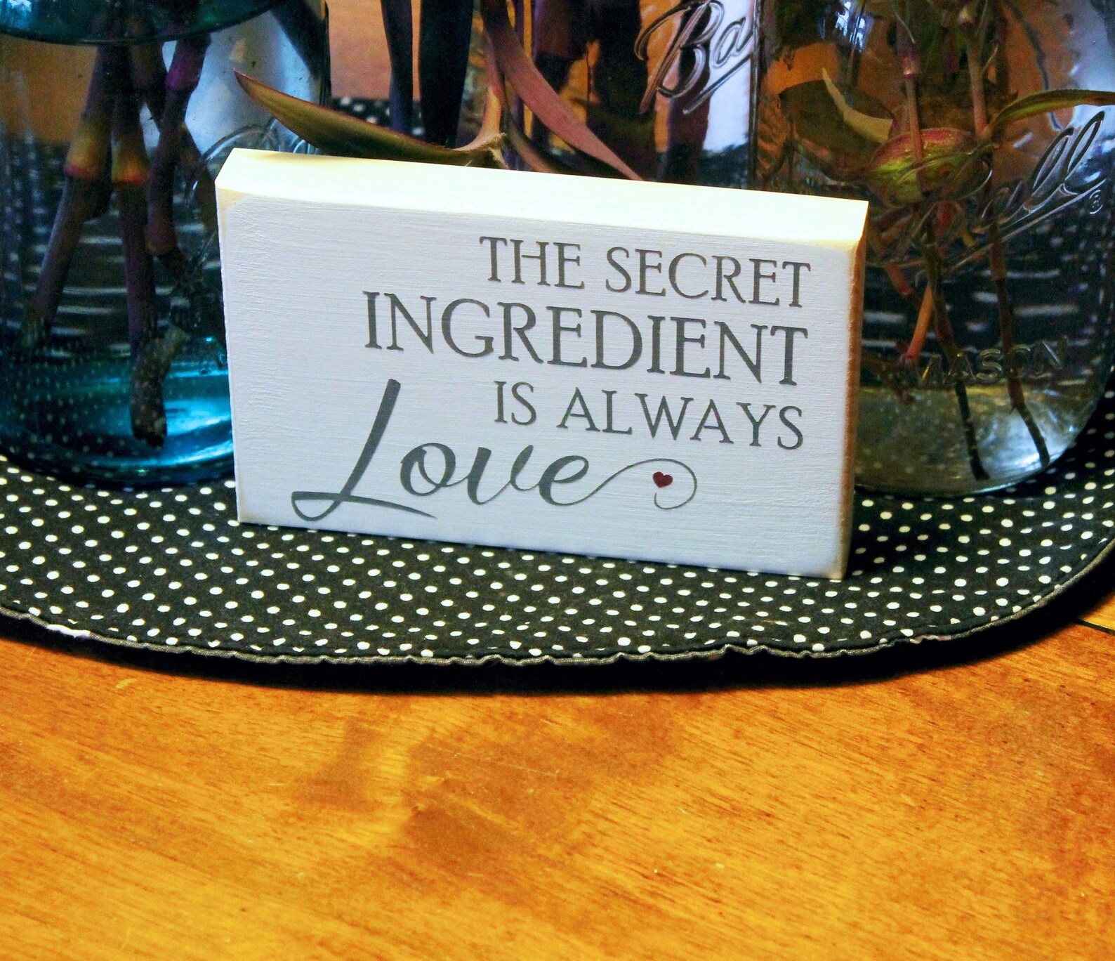 The Secret Ingredient is Always Love Sign Valentine's Day | Etsy