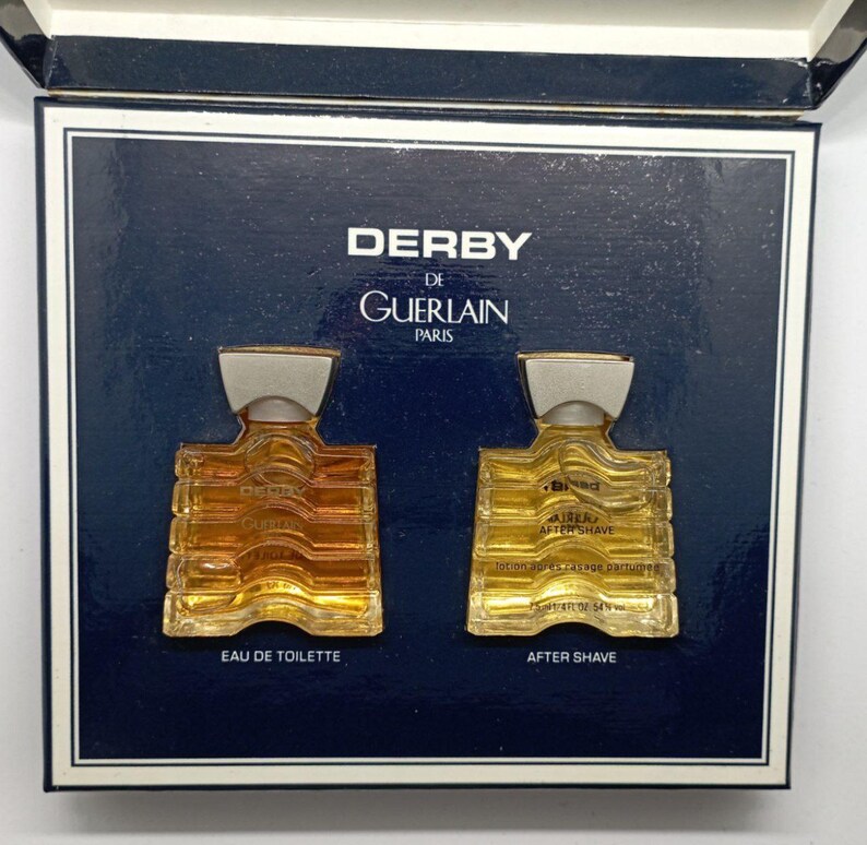 Vintage Set by Guerlain DERBY 7,5 Ml Edt 0.25 Fl Oz as Box - Etsy