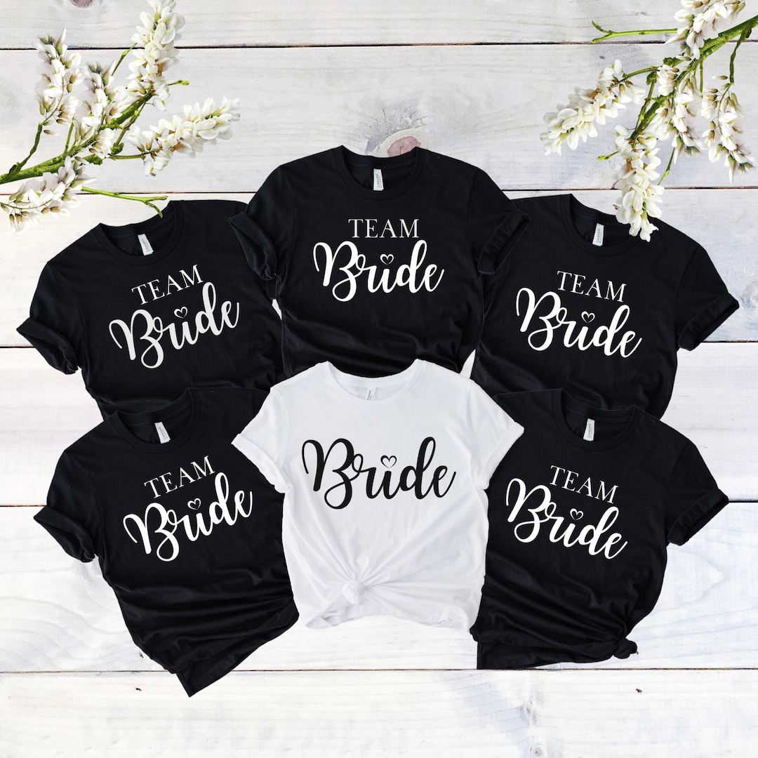 Bachelorette Party Shirts, Bride Team Bride Shirt, Bride Tshirt ...