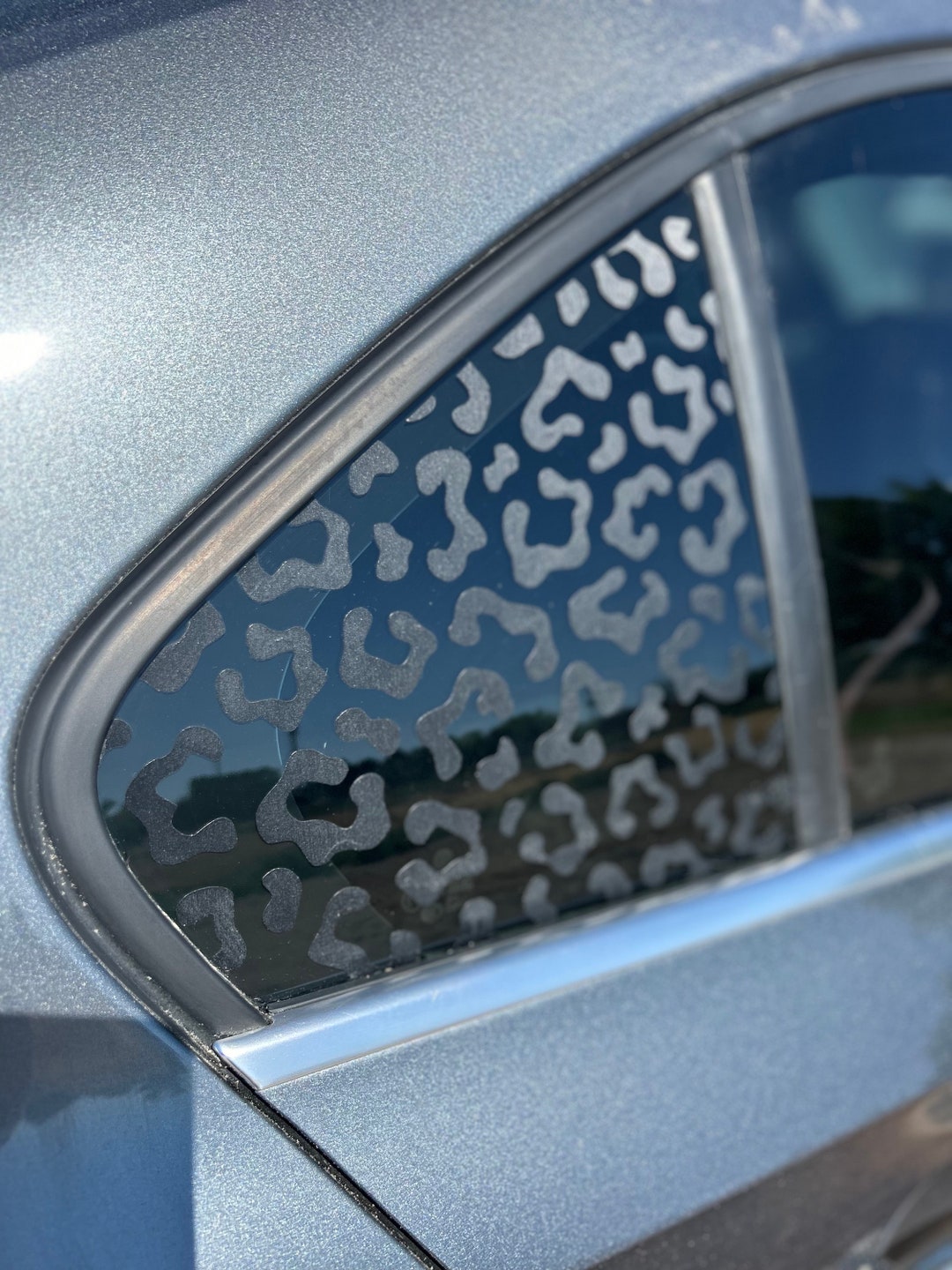 Leopard Print Sticker for Your Quarter Window - Etsy