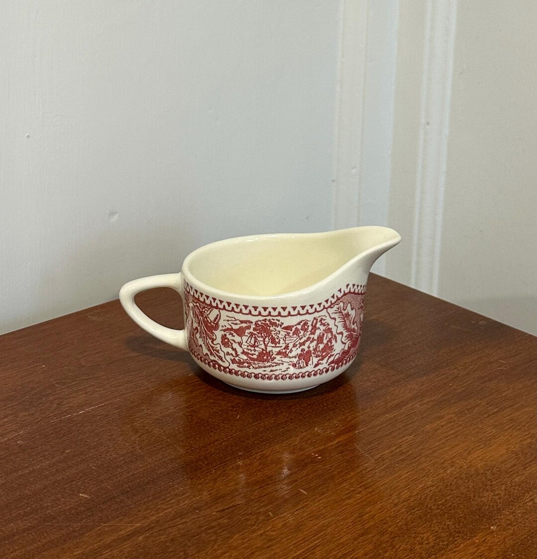 Vintage Memory Lane Pink Creamer Made by Royal, USA - Etsy