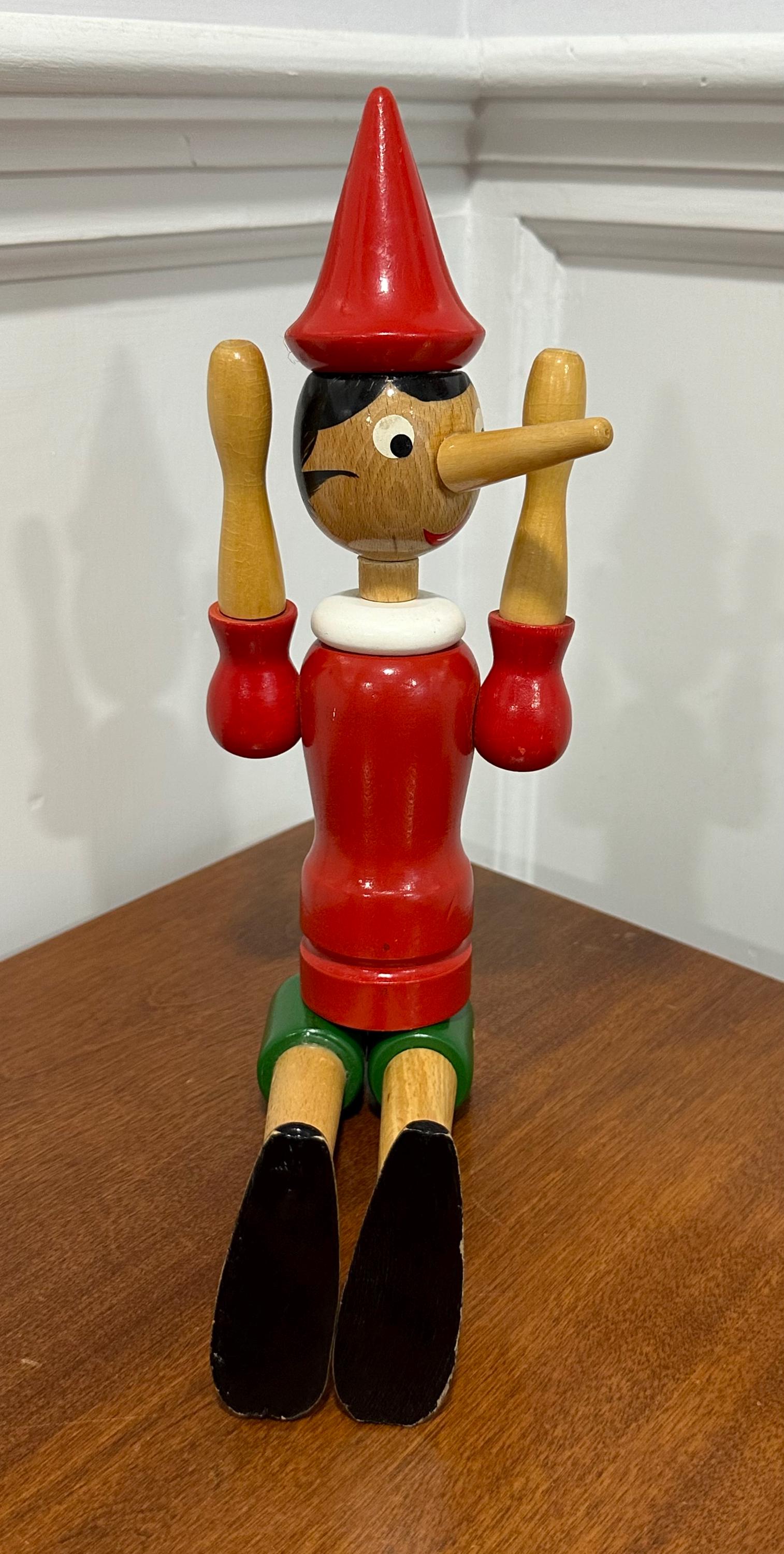 Vintage Pinocchio Handcrafted Doll With Jointed Arms and Legs - Etsy